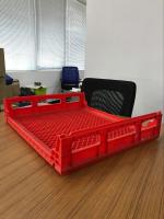 China 690*605*150mm Food Grade Plastic Bakery Crate for Large Capacity Food Container for sale