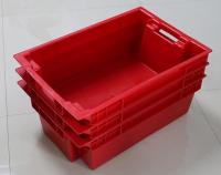 China Food Grade Stacked and Nested Meat Injection Container Box with Conditioning Function for sale