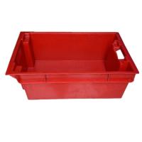 China Food Grade Stacked and Nested Meat Injection Container Box with Conditioning Function for sale