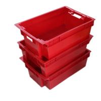 China Food Grade Stacked and Nested Meat Injection Container Box with Conditioning Function for sale