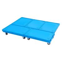China PP Square Moving Trolley The Perfect Solution for Warehouse Storage and Transport for sale