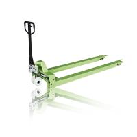 China 200mm Max. Lifting Height Steel Hand Pallet Truck for Small Space Material Transport for sale