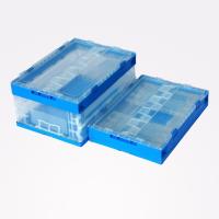 China Modern Injection Folding Transparent Plastic Tools Storage Boxes Bins 600*400*320mm for sale
