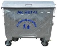 China Custom Labeling Options HUADING Outdoor Steel Garbage Bin for Easy Waste Disposal for sale