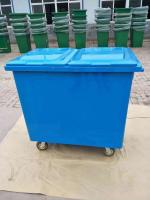 China Custom Labeling Options HUADING Outdoor Steel Garbage Bin for Easy Waste Disposal for sale
