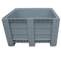 China 1200*1000*760mm Large Plastic Pallet Box with Labeling Options and Dynamic Load 1T for sale