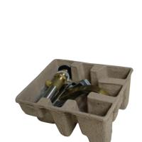 China HUADING Molded Pulp Tray for Paper-Pulp Packaging Customer's Demands and Thickness for sale