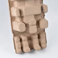 China Recyclable Custom Molded Fiber Paper Pulp Mold Packaging Carton Trays by HUADING for sale