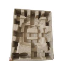 China Recyclable Custom Molded Fiber Paper Pulp Mold Packaging Carton Trays by HUADING for sale