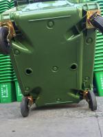 China 1100L Plastic Trashbin Outdoor Waste Bin with Antislip Rubber Inserted L564XW482XH848mm for sale
