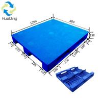China 1200*800 Euro Pallet Heavy Duty 3 Runners Hygienic Plastic Pallet with 4-Way Entry Type for sale