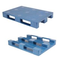 China 1200*800 Euro Pallet Heavy Duty 3 Runners Hygienic Plastic Pallet with 4-Way Entry Type for sale