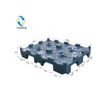 China 4-Way Entry Type Heavy Duty High Density Pallet for 5 Gallon Water Bottle Storage Rack for sale