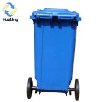 China 1100 Liter HDPE Wheeled Plastic Waste Dustbin for Outdoor Waste Disposing Solution for sale