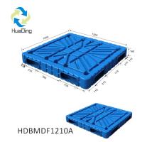 China Industrial Pallet with Double Faced Sides Dynamic Load 2 T Heavy Duty Blow Molding for sale