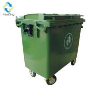 China 1100L Waste Management Large Garbage Container Dustbin Dumpster with Labeling Options for sale