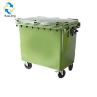 China 1100L Waste Management Large Garbage Container Dustbin Dumpster with Labeling Options for sale