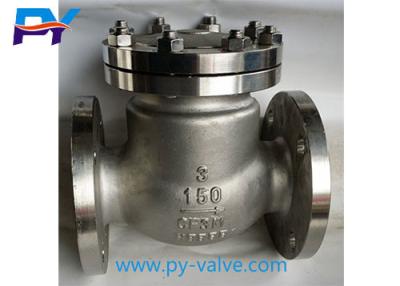 China ANSI Stainless Steel 3 inch swing check valve for sale
