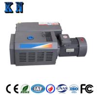 China Industrial Rotary Vane Vacuum Pump 0.75-22kW Motor Power 20-600 m³/h Exhaust Rate for sale