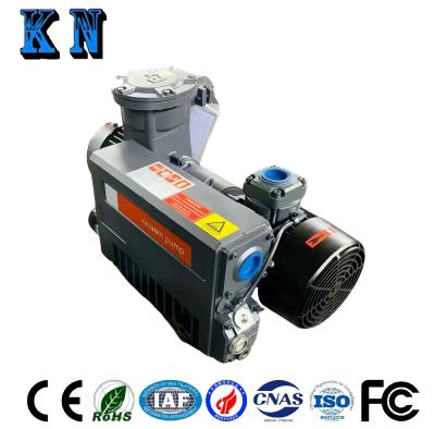 China Rotary Vane Vacuum Pump KN 20-600m3/h Exhaust Rate 0.75-22kW Motor Power 0.1-0.5mPa Limiting Pressure for sale