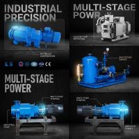 China Hygienic Dry Screw Oil Free Vacuum Pump LGV-360 360 m³/h High Vacuum for Food Processing Packaging for sale