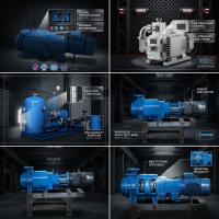 China Heavy-Duty Industrial Dry Screw Vacuum Pump LGV-1800 Oil Free 1800 m³/h for Large Scale Manufacturing for sale
