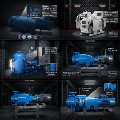 China Heavy-Duty Industrial Dry Screw Vacuum Pump LGV-1800 Oil Free 1800 m³/h for Large Scale Manufacturing for sale