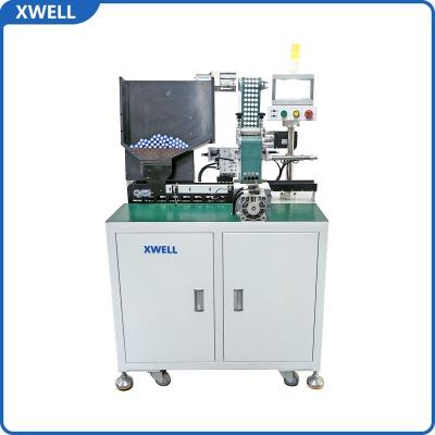 China Automatic Insulation Paper Pasting Machine for 32140/33140 Cylindrical Batteries - 2000PCS/Hour, 2KW Power for sale