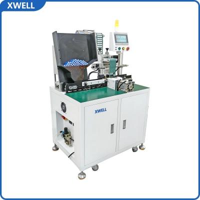 China Automatic Cylindrical Battery Insulation Paper Sticking Machine for 18650 21700 26650 32650 Cells - 2000 PCS/Hour, 2KW Power for sale