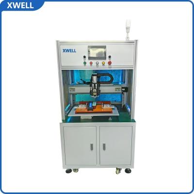 China Single Side Cylindrical Battery Spot Welder Machine With Rotary Welding Head for sale