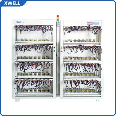 China 5V 100A Energy-Feedback Prismatic Cell Charge Discharge Tester with 32 Channels and 120A Current Range for sale