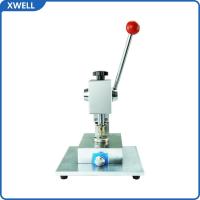 China XW-DC20 Manual Disc Cutter for Coin Cell Batteries - 0.01-0.5mm Punch Thickness, 8-24mm Die Size for sale