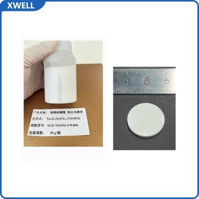 China NZSPO Sodium Ion Solid State Battery Electrolyte 99.9% Purity with 1×10⁻³ S/cm Ionic Conductivity and 2-5μm Particle Size for sale