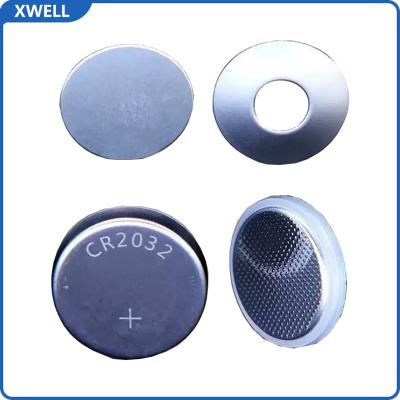 China 304 Stainless Steel Button Battery Shells CR2016 CR2025 CR2032 with ±0.05mm Tolerance and Explosion-Proof Design for sale