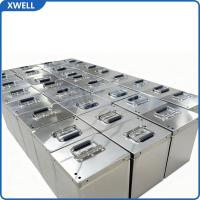 China IP65 Waterproof Stainless Steel Battery Case for 6V-72V Lithium Batteries with 0-Weld Design and -20℃ to 85℃ Temperature Range for sale