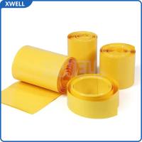 China PVC Heat Shrink Film for 18650 Batteries 72mm×30mm Fast Shrink 80-120℃ for sale