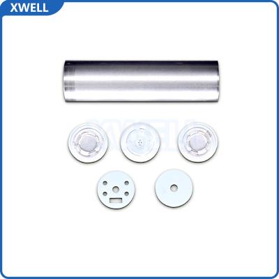 China 304 Stainless Steel 18650 Battery Shell - 18mm Diameter × 65mm Length with 3.7V Pre-Nickel Plated Casing for New Energy Applications for sale