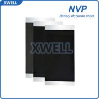 China NVP Sodium Vanadium Phosphate Cathode Sheets - Single/Double-Sided Coating with 117.6 mAh/g Capacity and 3.4V Voltage for sale