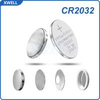 China CR2032 Coin Cell Case Kit with 20mm x 3.2mm Stainless Steel Cases and 240mAh Capacity for Battery Research for sale