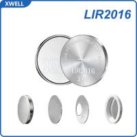 China LIR2016 3.6V Rechargeable Coin Cell Battery - 20mm Diameter, 1.6mm Thickness, 15-25mAh Capacity for sale