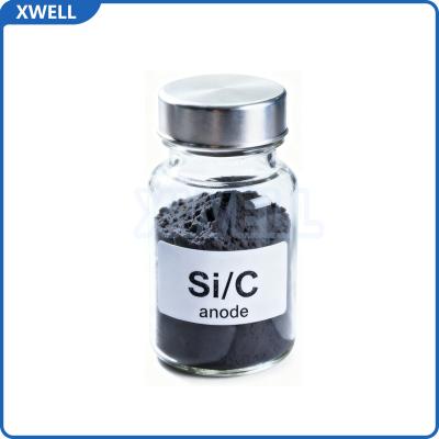 China Porous Silicon-Carbon Anode Material Si/C 1200-1600 mAh/g for Lithium-Ion Batteries High Capacity Long Cycle Life for sale