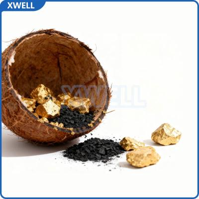 China High Iodine Value Coconut Shell Activated Carbon 1100 mg/g for Gold Extraction for sale