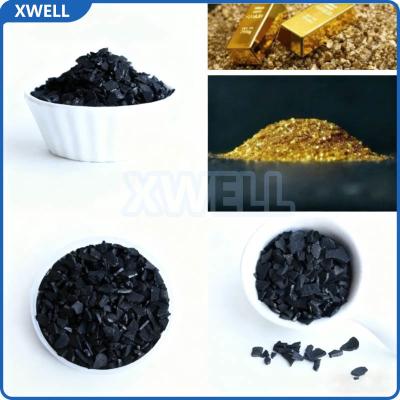 China Gold Refining Activated Carbon 1100 Iodine Value Coconut Shell Based High Adsorption for sale