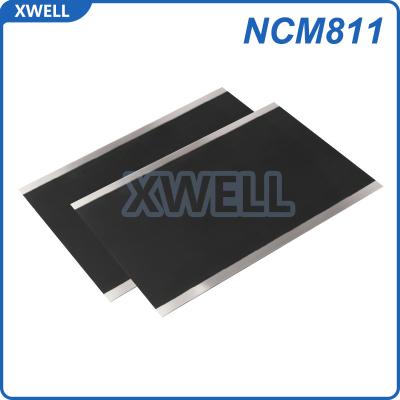 China NCM811 Cathode Sheet 241mm x 200mm Single Double Sided Coated Aluminum Foil for Lithium Ion Battery for sale