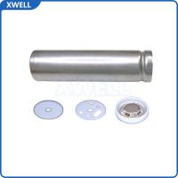 China Pre-Nickel Plated Steel 18650 Battery Case Set with Explosion-Proof Cap 18mm x 65mm for sale