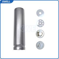 China Pre-Slotted 21700 Battery Case Kit 21mm x 74mm Pre-Nickel-Plated Steel with Explosion-Proof Cap for sale