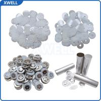 China Xwell 304 Stainless Steel Cylindrical Battery Case 18650 21700 26650 10400 14500 Pre-Nickel Plated for sale