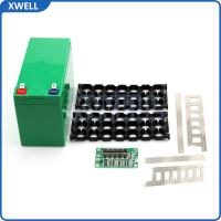 China 18650 Battery Holder Case Kit 12V 7Ah Lithium Battery Box 3S 40A BMS with Balance Separate Port for UPS Inverter for sale