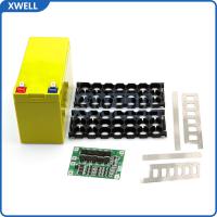 China 18650 Battery Holder Case Kit 12V 7Ah Lithium Battery Box 3S 40A BMS with Balance Separate Port for UPS Inverter for sale