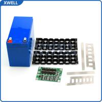 China 18650 Battery Holder Case Kit 12V 7Ah Lithium Battery Box 3S 40A BMS with Balance Separate Port for UPS Inverter for sale